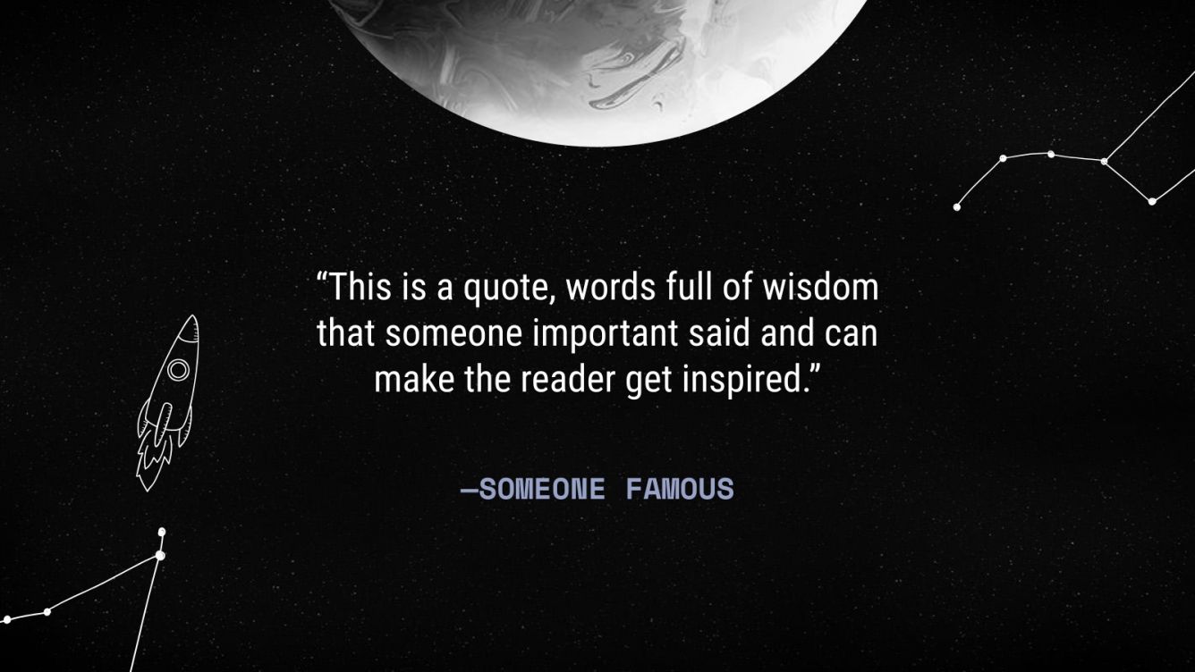 Science Fiction Newsletter Google Slides & PPT template