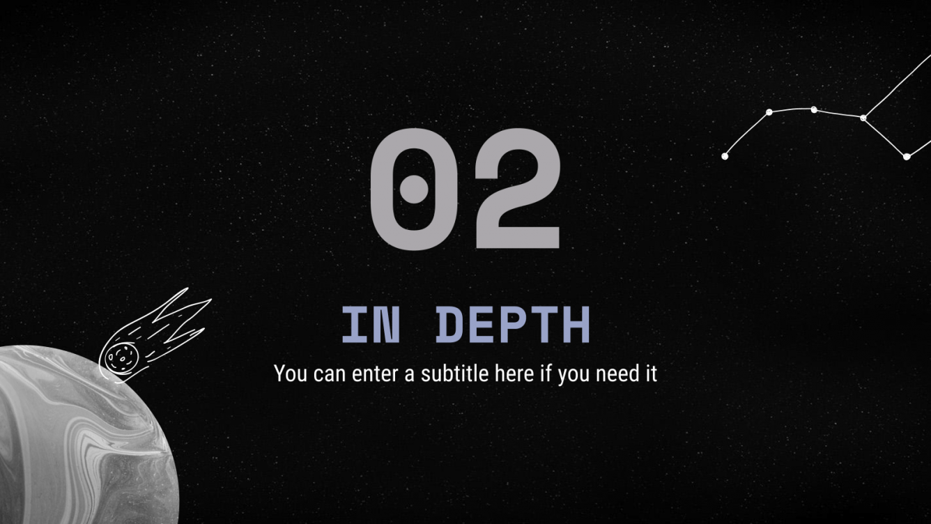 Science Fiction Newsletter Google Slides & PPT template