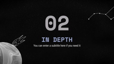 Science Fiction Newsletter Google Slides & PPT template