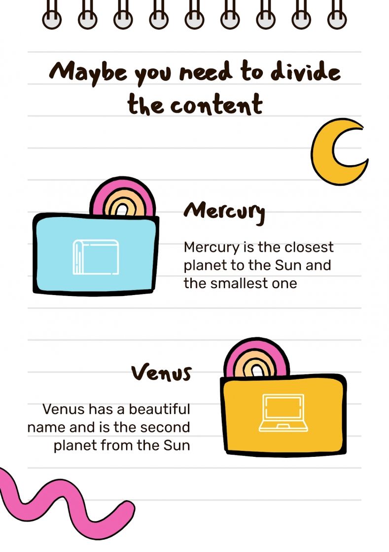 Middle School Notebook Google Slides & PowerPoint template