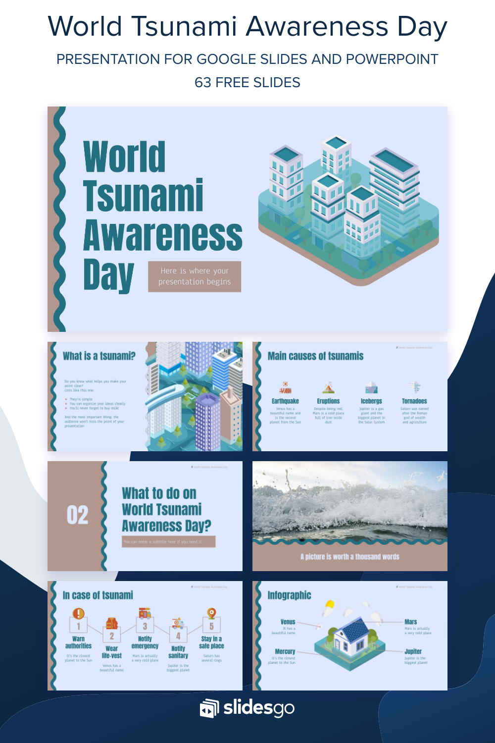 World Tsunami Awareness Day | Google Slides & PowerPoint