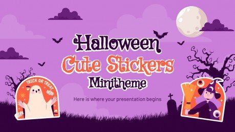 Halloween Cute Stickers Minitheme | Google Slides & PowerPoint