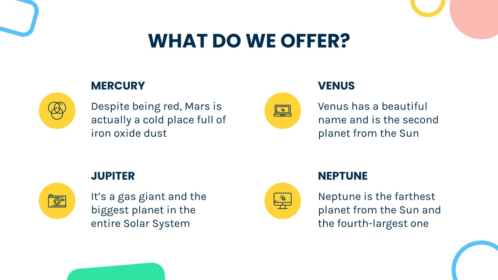 Creative Multimedia Agency Google Slides & PPT Template