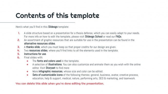 Intellectual Property Thesis Google Slides and PPT Template