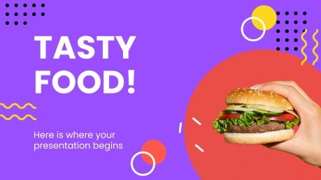 Tasty Food Google Slides and PowerPoint template