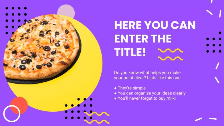 Tasty Food Google Slides and PowerPoint template