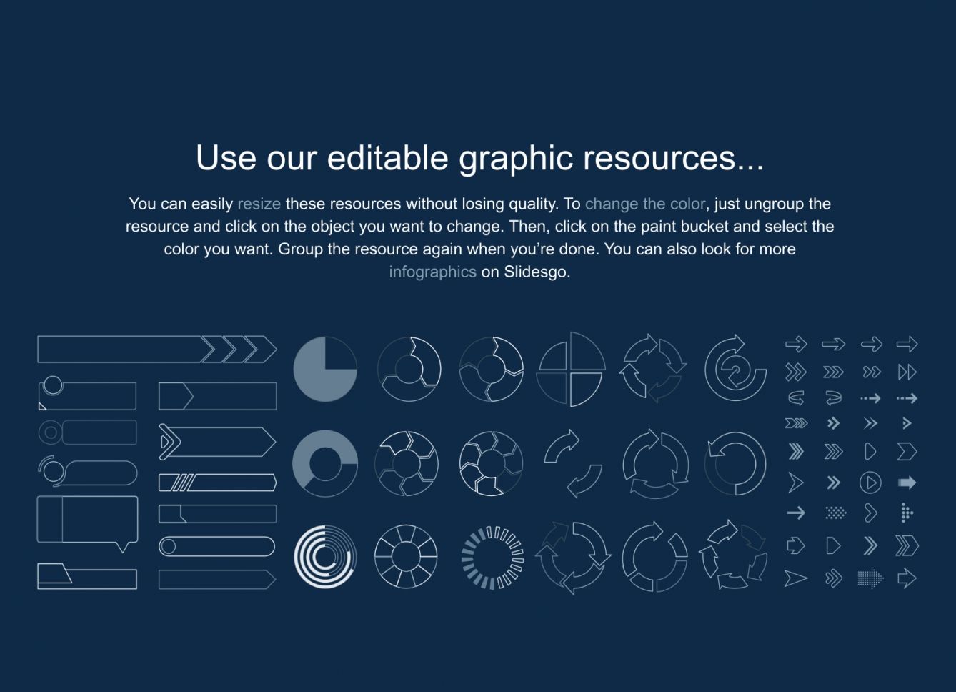 Grid Bar Menu Google Slides theme & PowerPoint template
