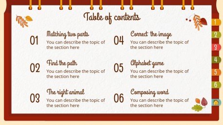 Fall Activities Binder | Google Slides & PowerPoint Template