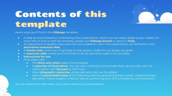 Funny Air Travel MK Plan | Google Slides & PowerPoint