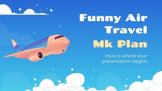 Free templates about airplanes for Google Slides and PowerPoint