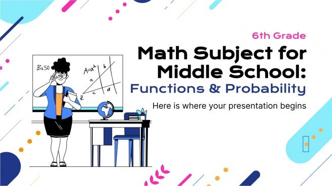 Functions & Probability II for 6th Grade | Google Slides & PPT