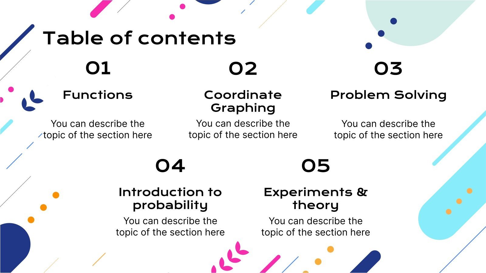 Functions & Probability II for 6th Grade | Google Slides & PPT