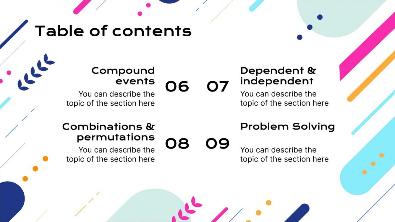 Functions & Probability II for 6th Grade | Google Slides & PPT
