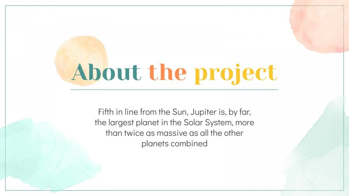 Elegant Watercolor Morning Meeting | Google Slides & PPT