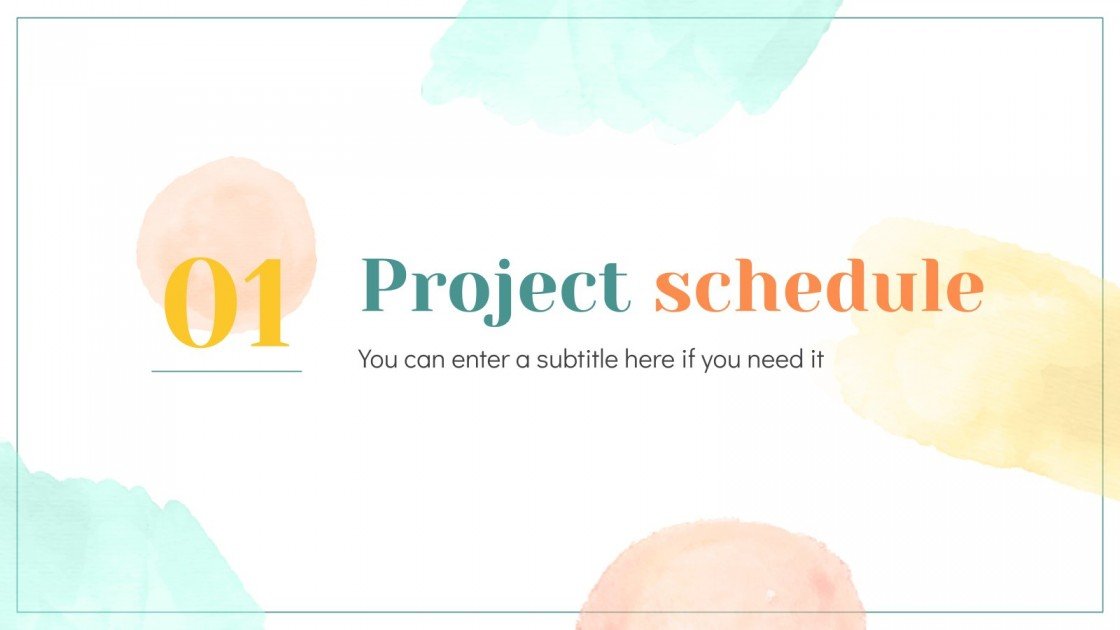 Elegant Watercolor Morning Meeting | Google Slides & PPT
