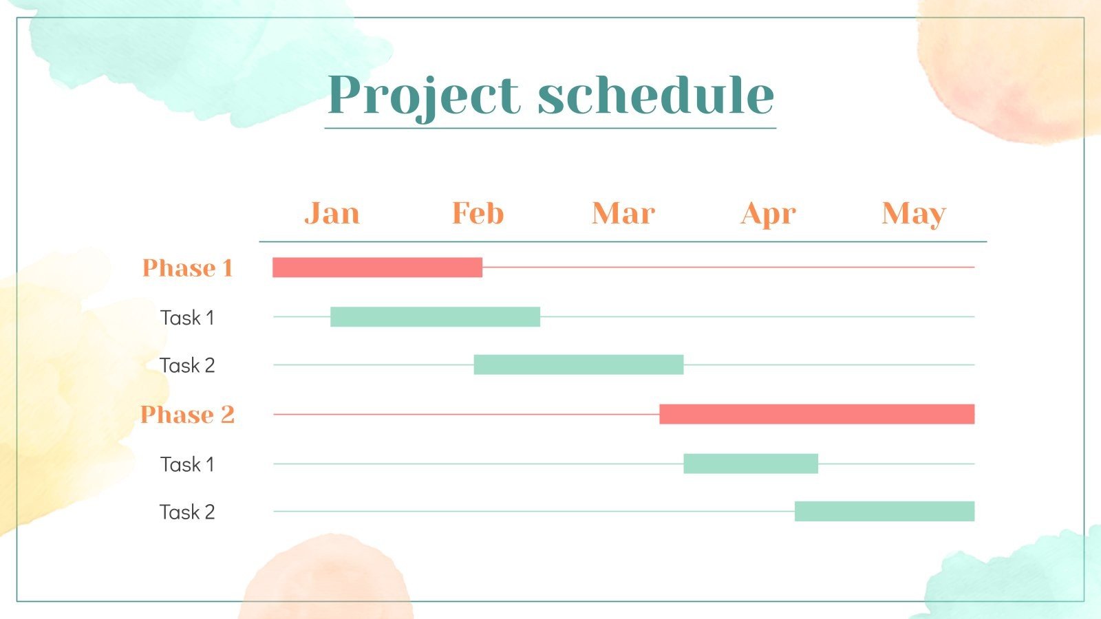 Elegant Watercolor Morning Meeting | Google Slides & PPT