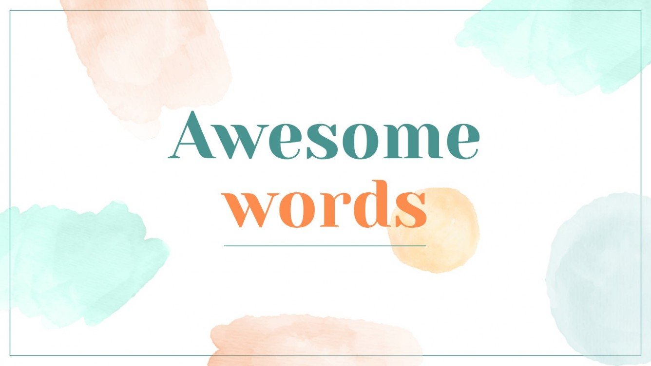 Elegant Watercolor Morning Meeting | Google Slides & PPT