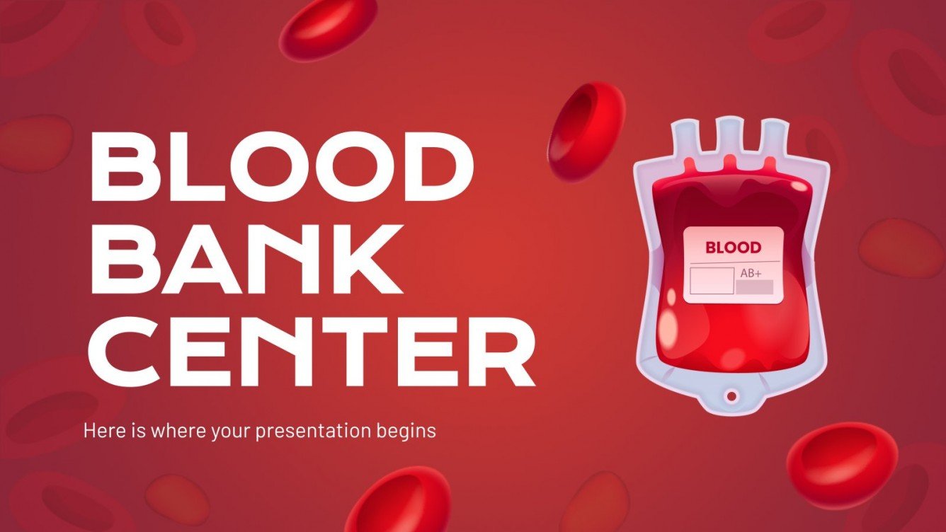 Blood Bank Center | Google Slides & PowerPoint Template