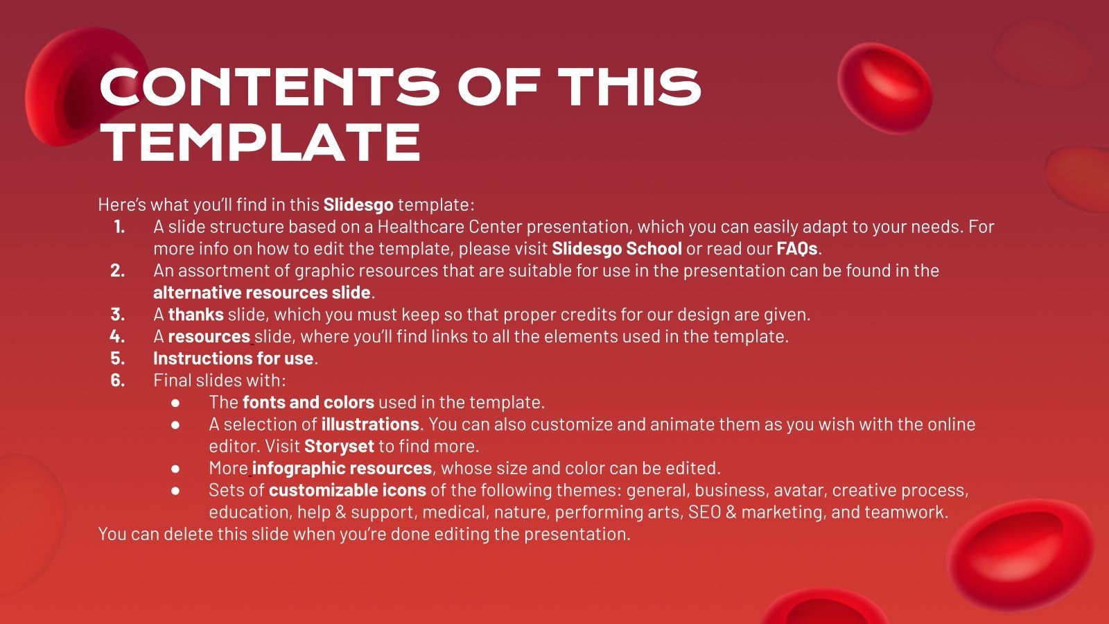 Blood Bank Center | Google Slides & PowerPoint Template