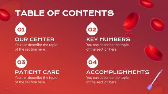 Blood Bank Center | Google Slides & PowerPoint Template