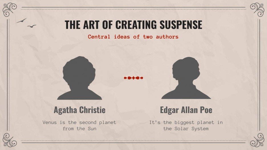 Language Arts: Mystery and Suspense | Google Slides & PPT