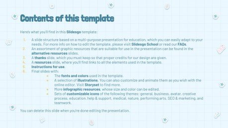 Watercolor Middle School Yearbook | Google Slides & PPT