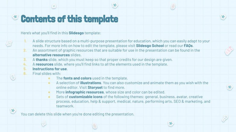 Watercolor Middle School Yearbook | Google Slides & PPT