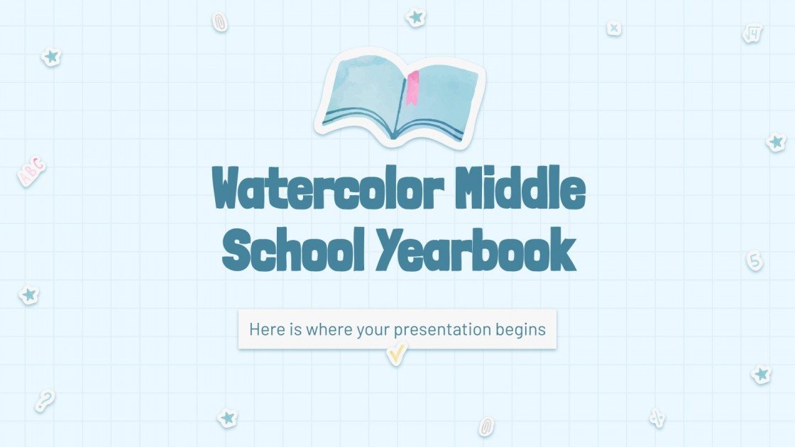 Free Google Slides and PowerPoint yearbook templates