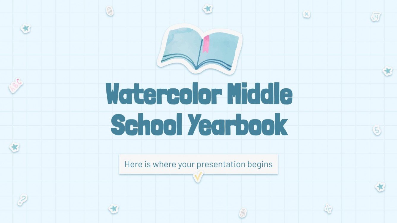 Free Google Slides and PowerPoint yearbook templates