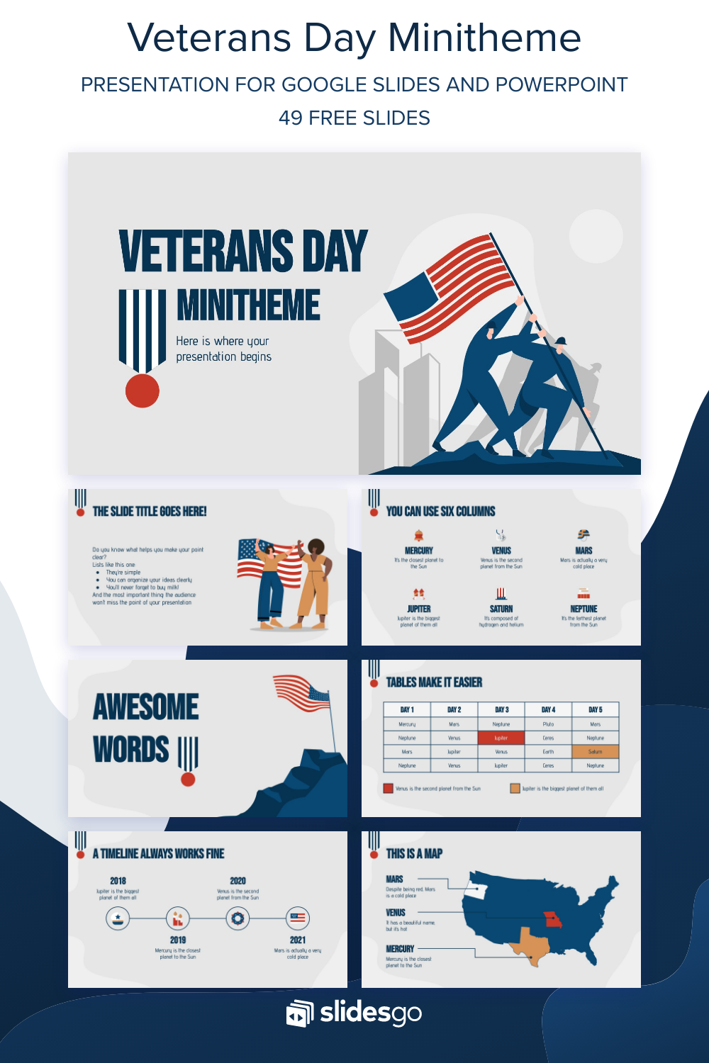 Veterans Day Minitheme | Google Slides & PowerPoint