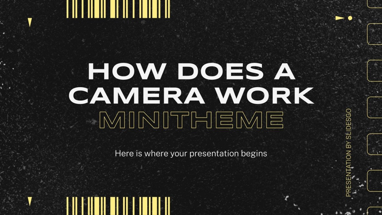Free templates about cameras for Google Slides & PowerPoint
