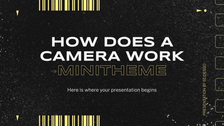 Free templates about cameras for Google Slides & PowerPoint