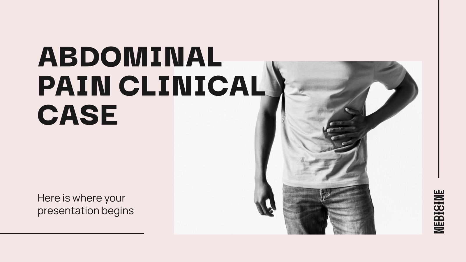 Abdominal Pain Clinical Case | Google Slides & PowerPoint