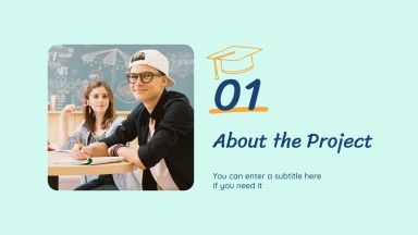 University Project Proposal Google Slides and PPT template