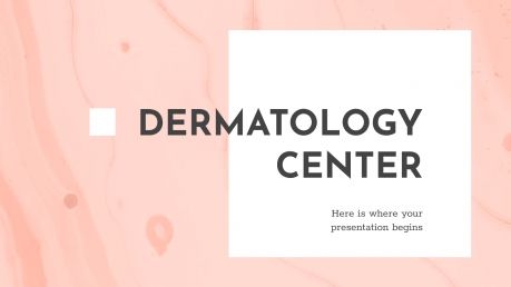 Dermatology Center Google Slides and PowerPoint template
