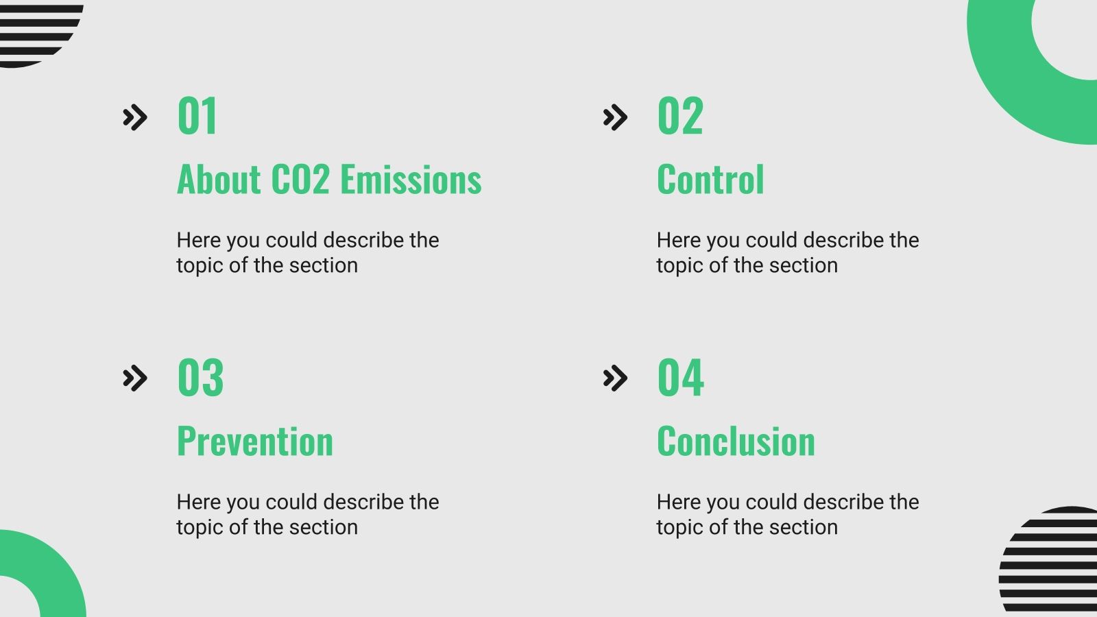 CO2 Emissions in Transport Google Slides & PowerPoint template