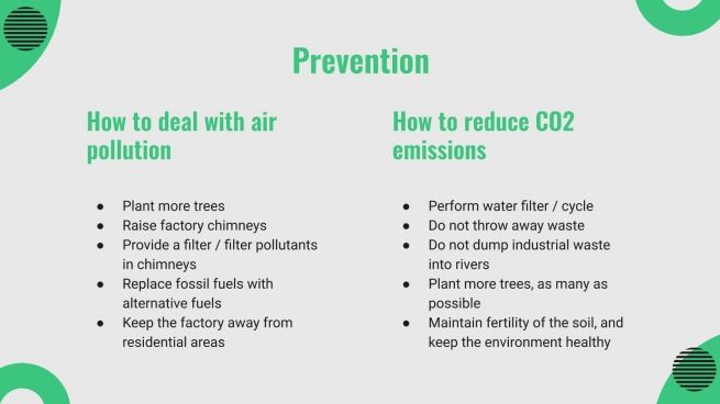 CO2 Emissions in Transport Google Slides & PowerPoint template