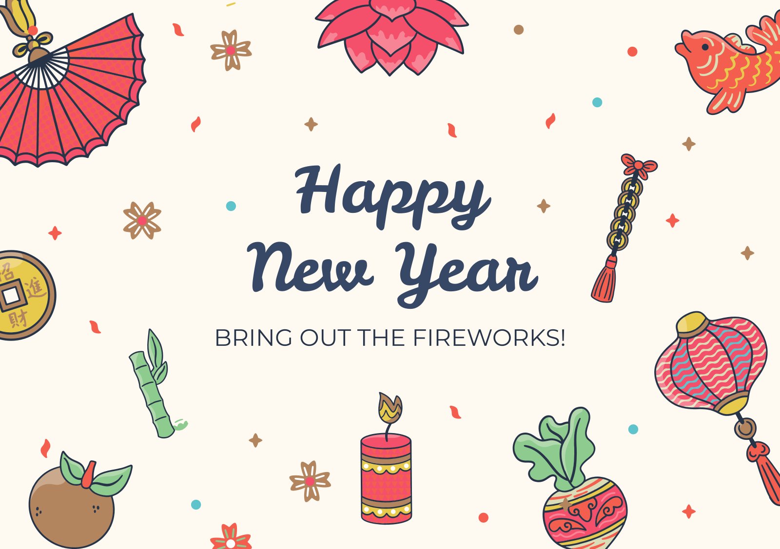 Doodle Greeting Cards Google Slides & PowerPoint template