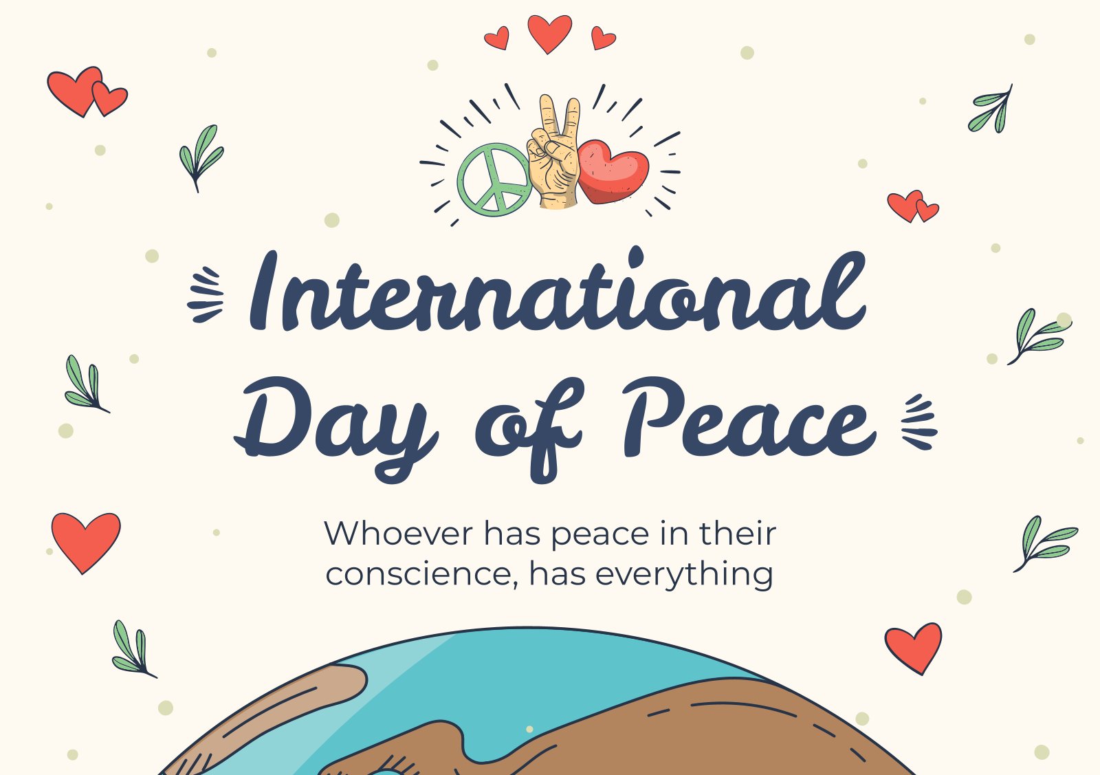 Doodle Greeting Cards Google Slides & PowerPoint template