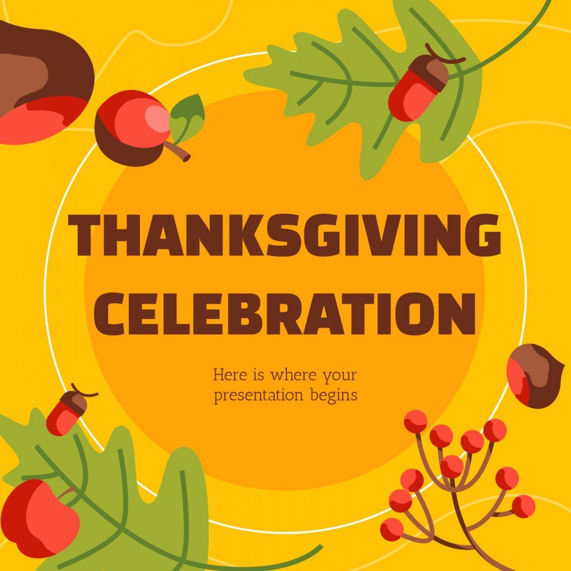 Plantillas gratis de Acción de Gracias para Google Slides y PPT