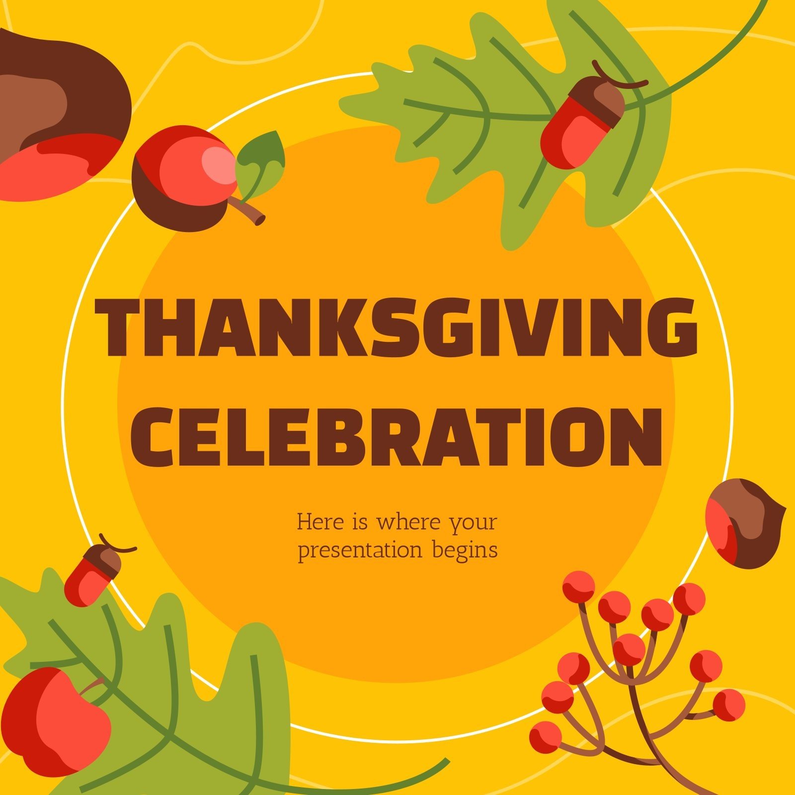 Plantillas gratis de Acción de Gracias para Google Slides y PPT