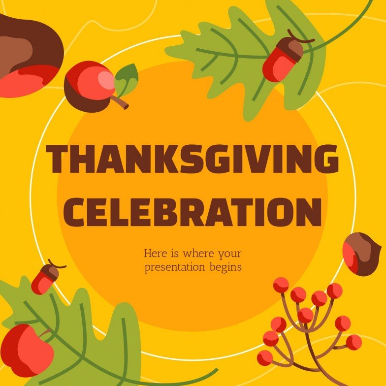 Plantillas gratis de Acción de Gracias para Google Slides y PPT
