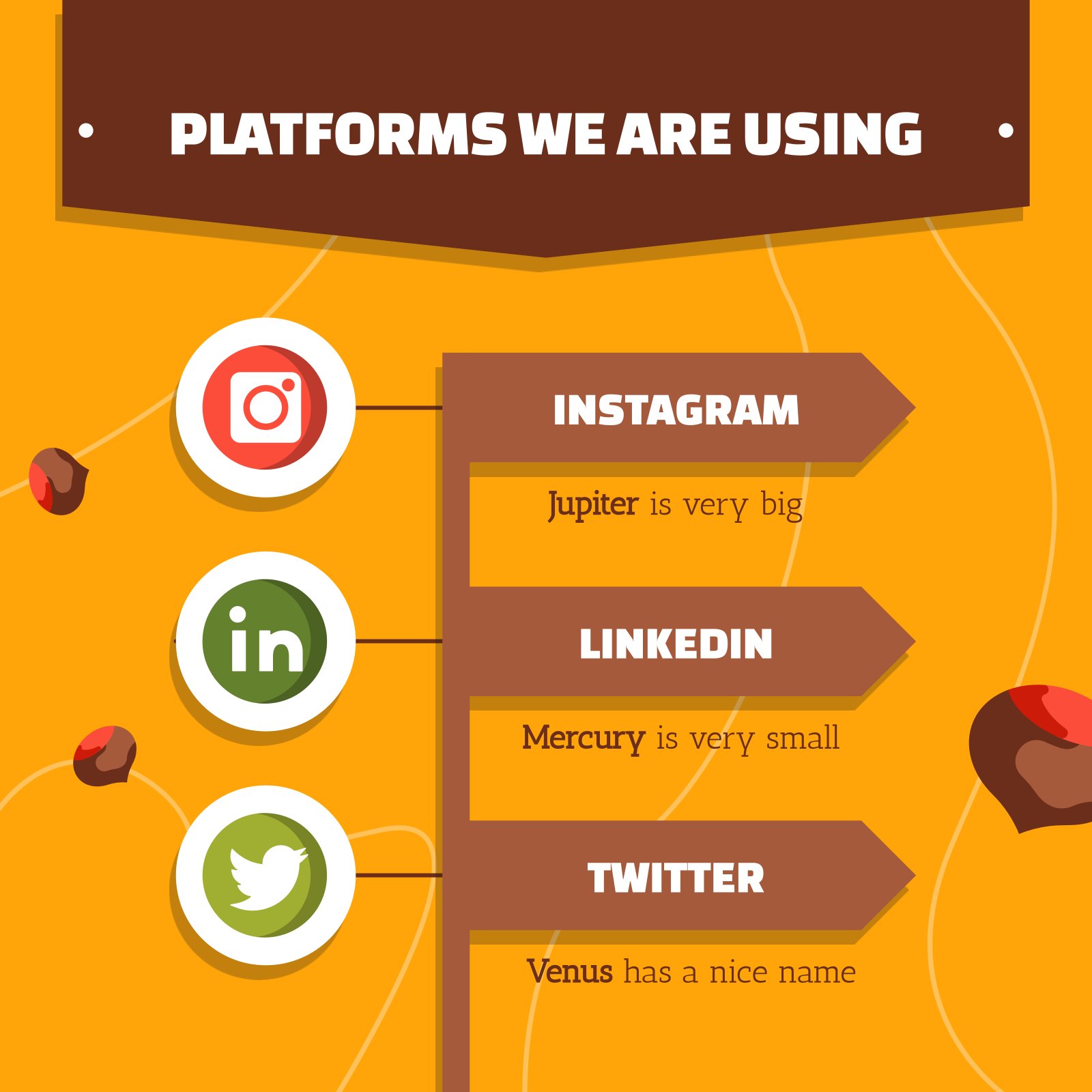 Thanksgiving Celebration IG Square Post | Google Slides & PPT