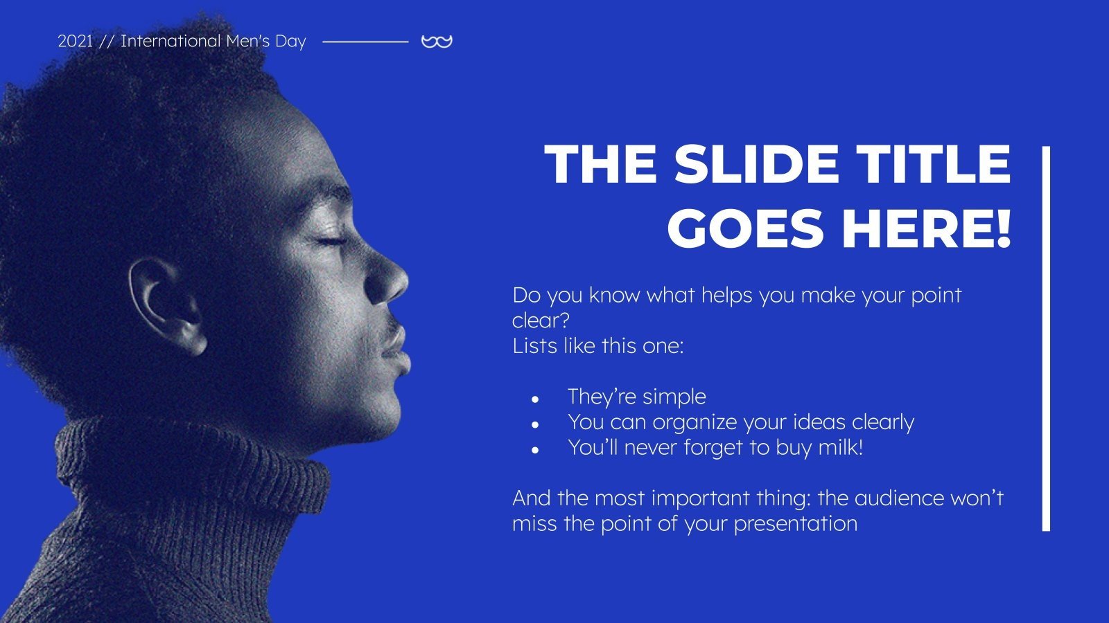 International Men's Day | Google Slides & PowerPoint