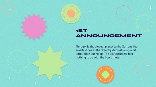 Cotton Candy Newsletter | Google Slides & PowerPoint