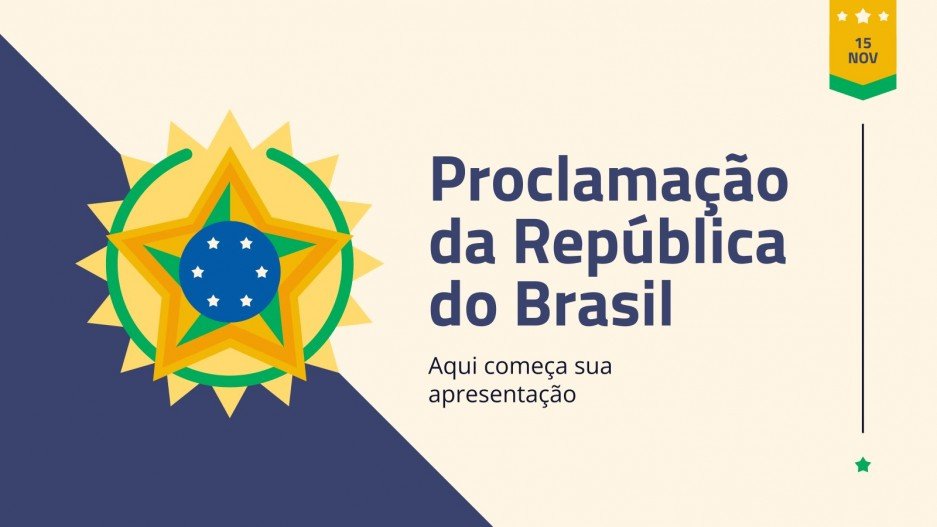 Modelos grátis sobre o Brasil para o Google Slides e PPT