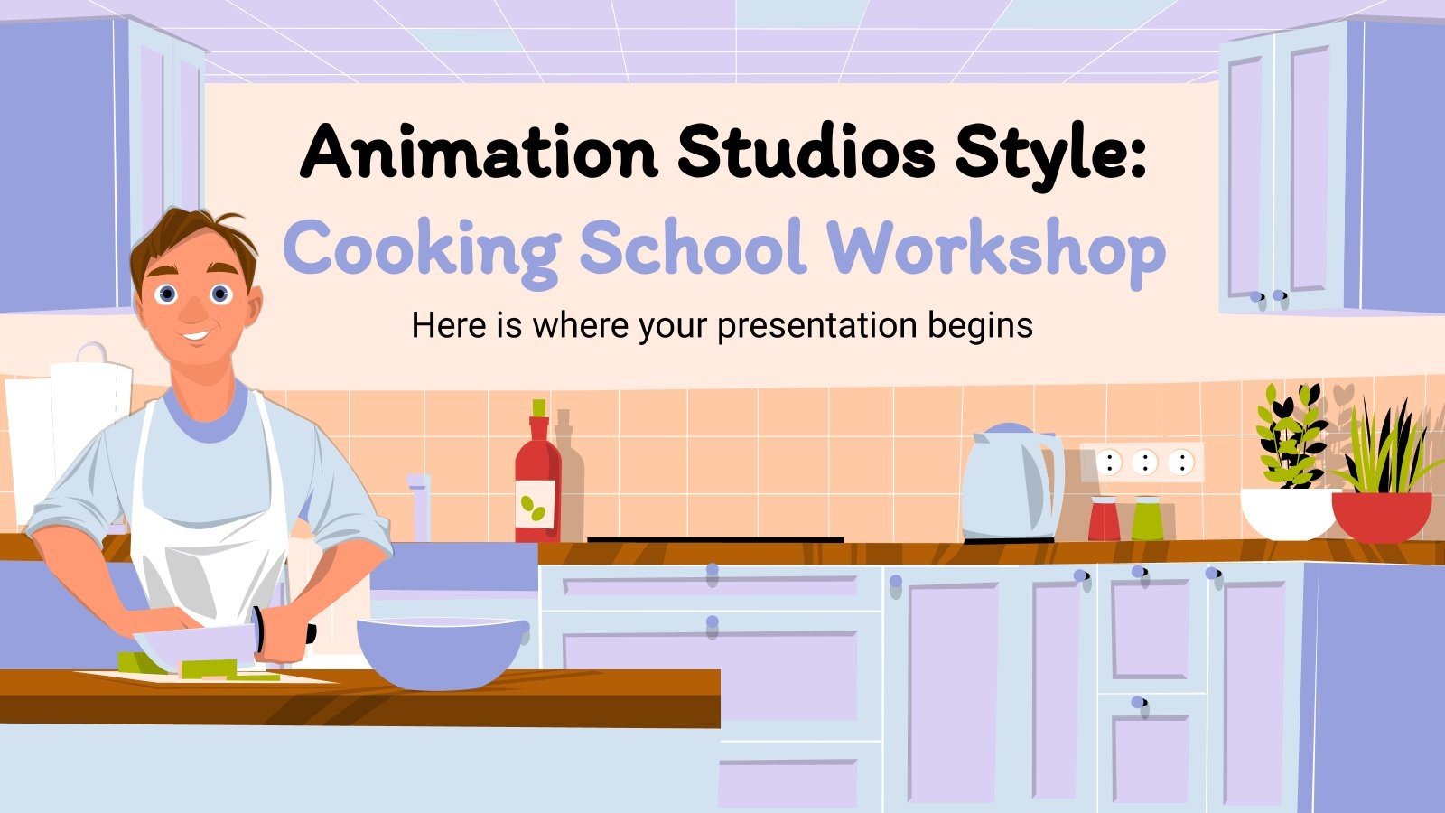 Animation Studios Style: Cooking School Workshop
