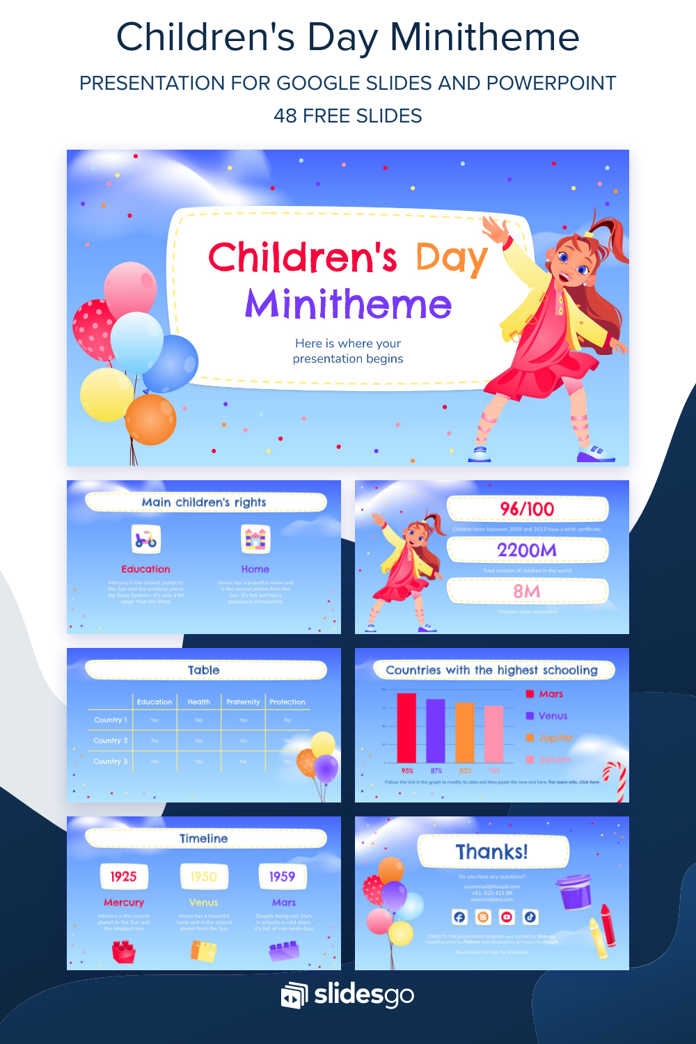 Children's Day Minitheme | Google Slides & PowerPoint Template