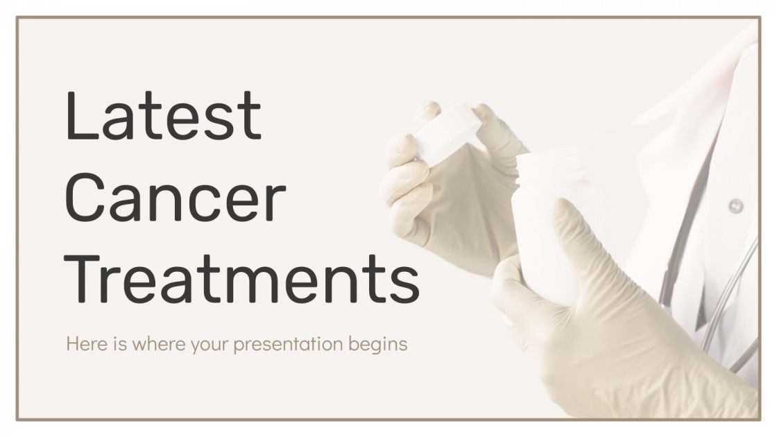 Latest Cancer Treatment Google Slides & PowerPoint template