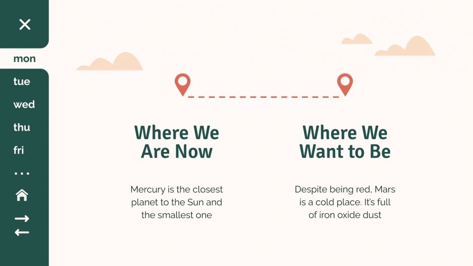 Salent Weekly Planner Google Slides & PowerPoint template